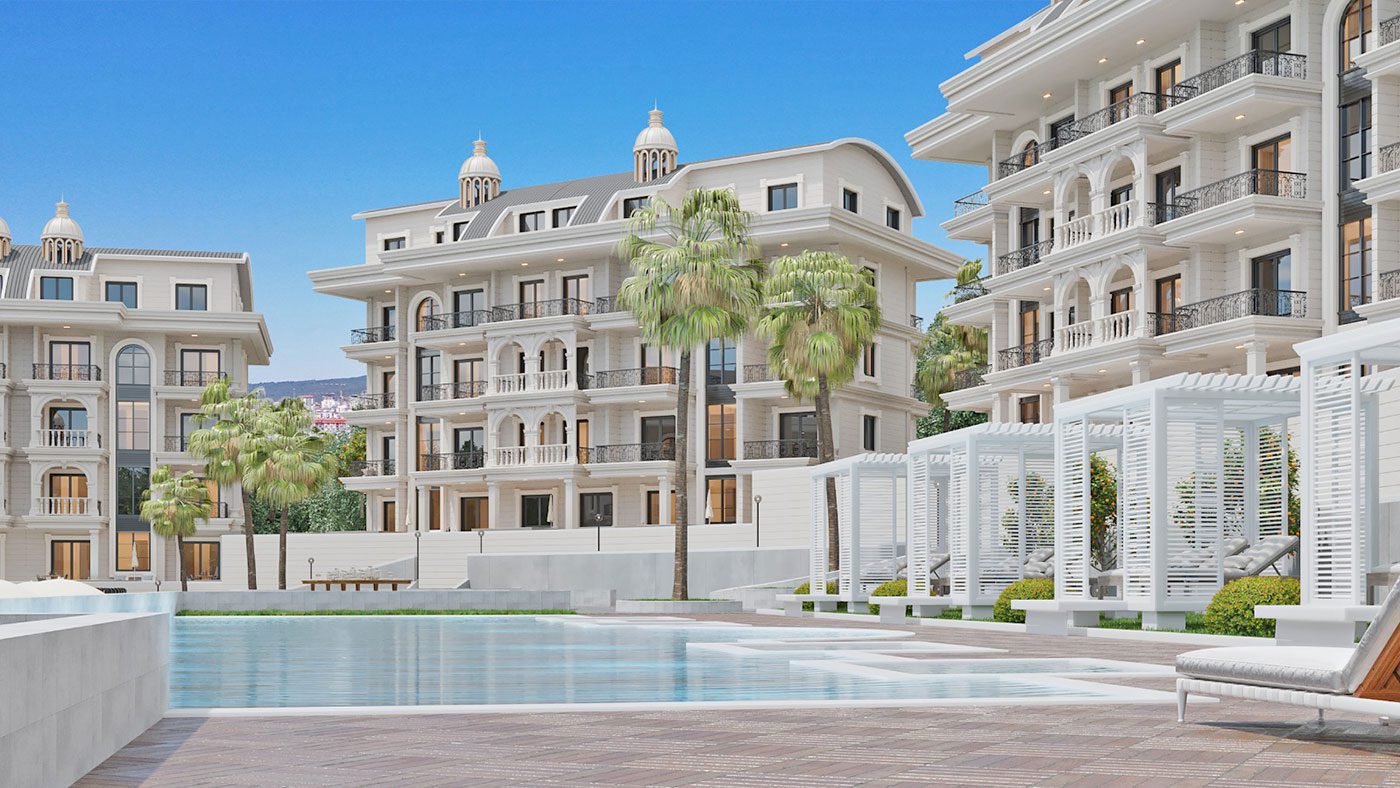 Appartements avec vue panoramique sur la mer à Turkler, Alanya – HIS ...